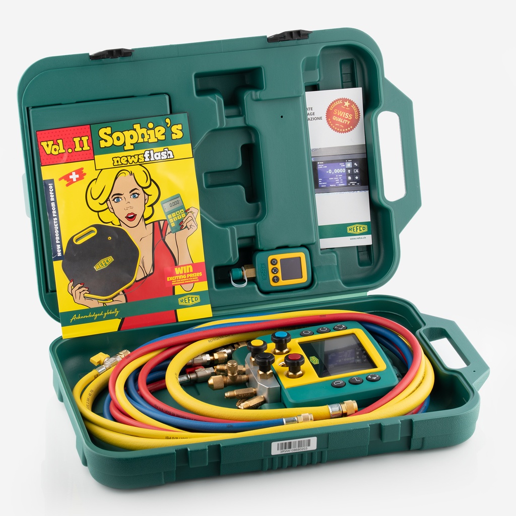 Manifold 4-way digital Refco REFMATE-4-CA-WTC-V (4688132) | Darment Oy