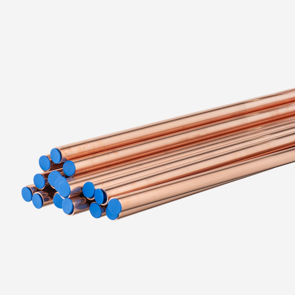 Copper Tube, 1 3/8"(34,92) x 3,40mm x4m, Green 120 bars, MWP 120bar ...